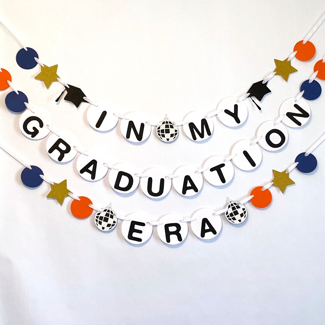 In My Graduation ERA Decorations, Friendship Bracelet Grad Party Era ...