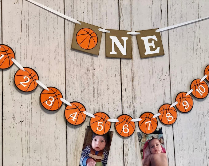 Basketball First Birthday Decorations Basketball Birthday | Etsy