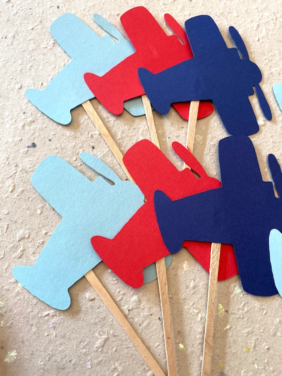 Two Fly Birthday Decoration Time Flies Cupcake Toppers - Etsy