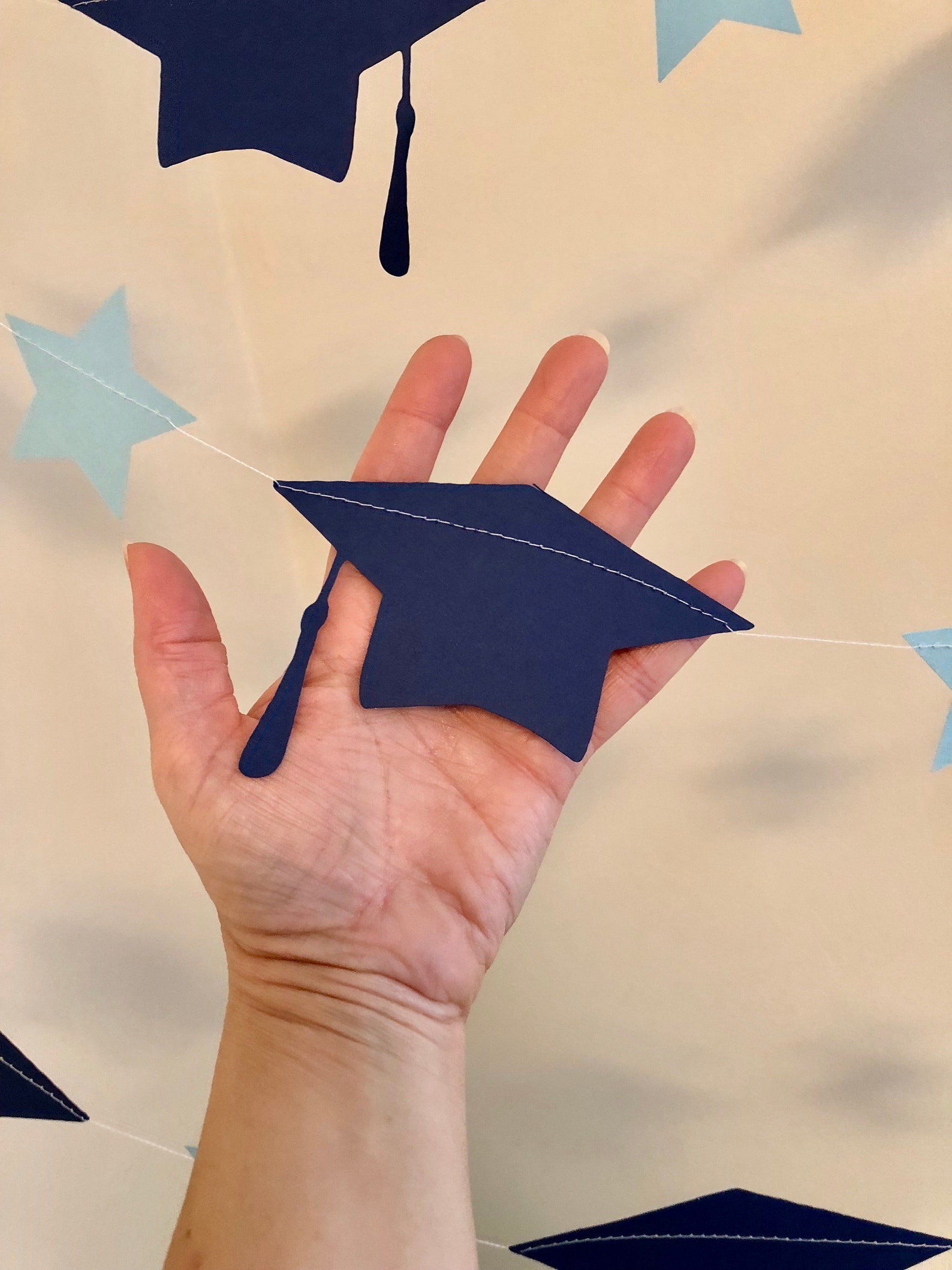 Graduation Cap Banner Graduation Party Decorations - Etsy