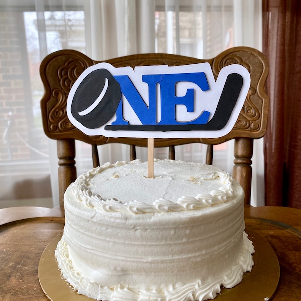 Hockey Cake Topper - Etsy
