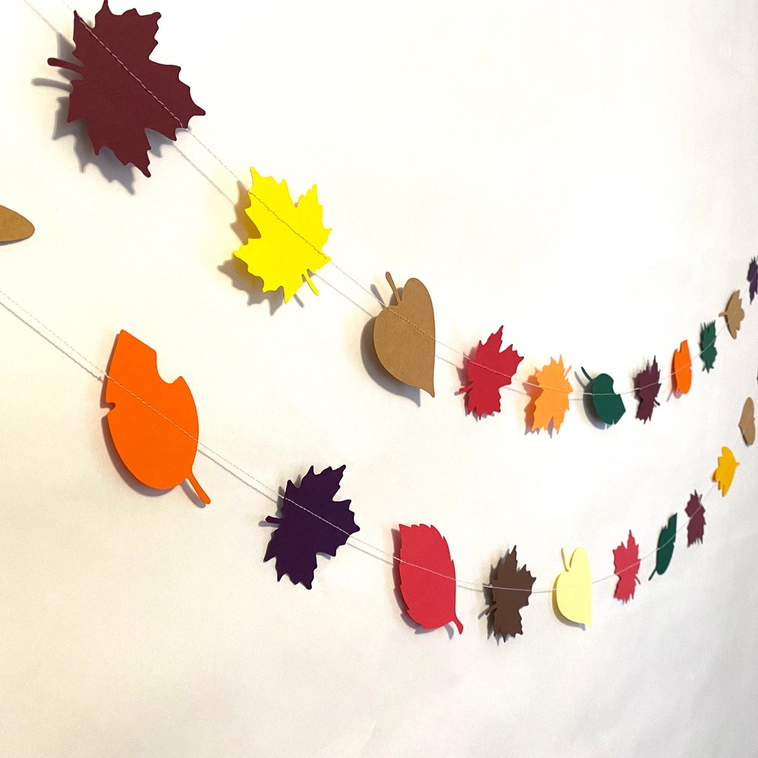 Fall in Love Decor- 6 Foot Fall Leaves Garland - Little Pumpkin Baby ...