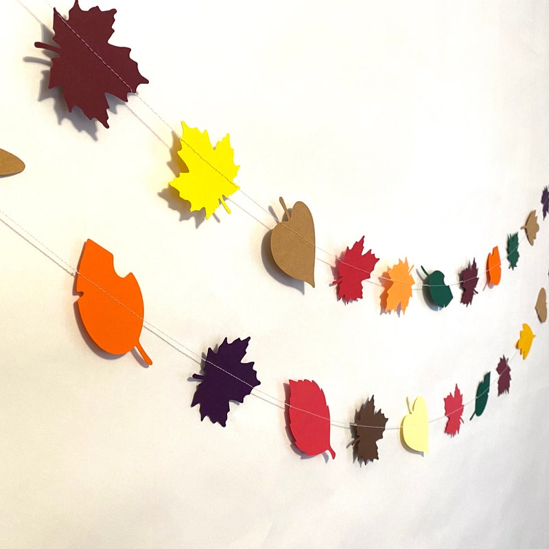 Fall Leaf Banner - Etsy