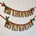 Feliz Natal Banner - Portuguese Merry Christmas Mantle Garland ...