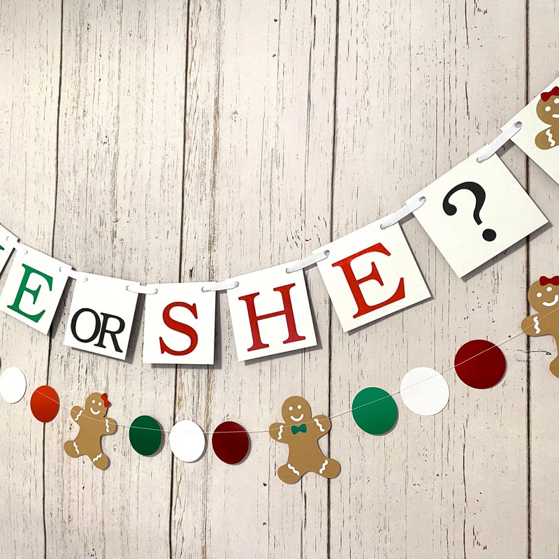 Gingerbread Gender Reveal - Etsy