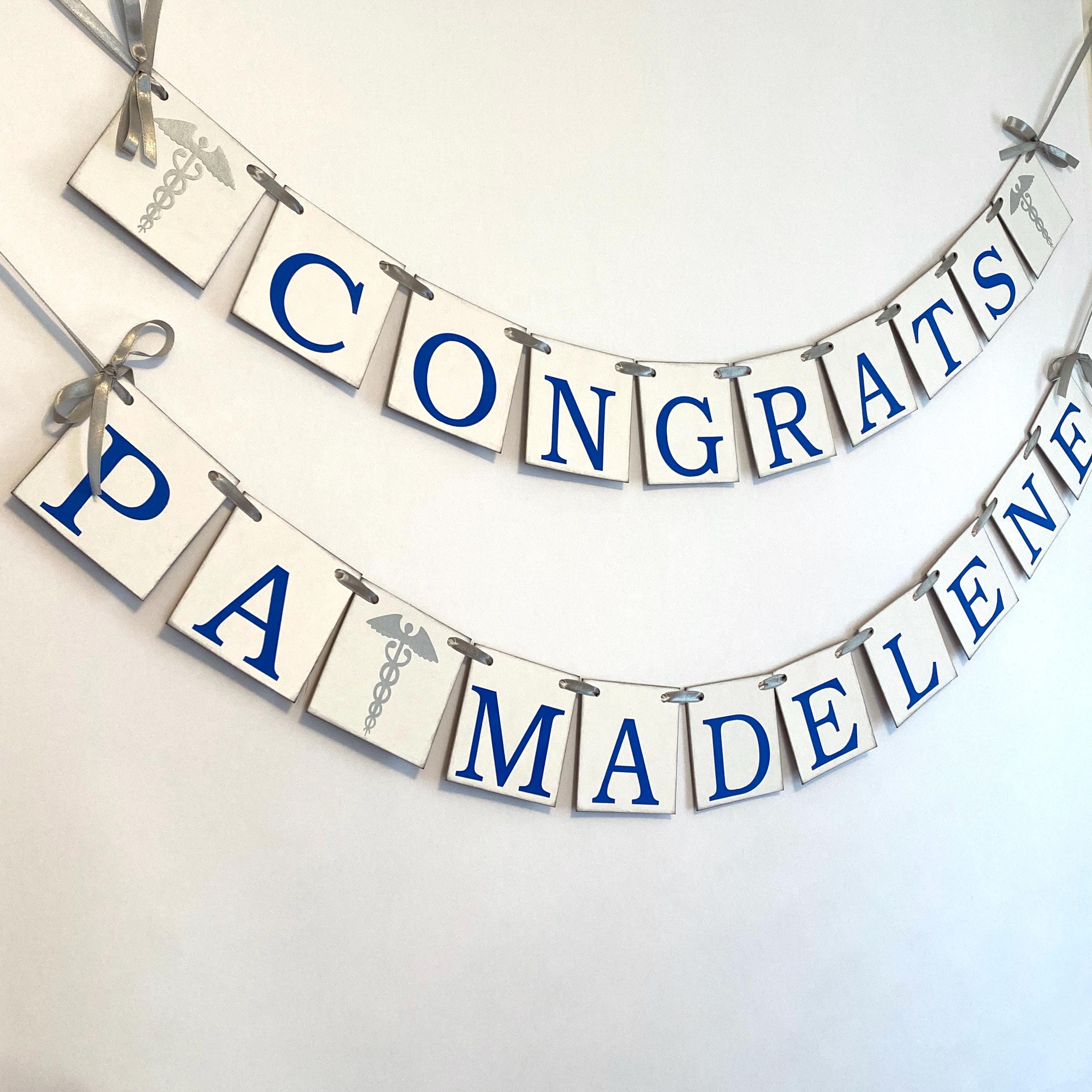 Physician Assistant Graduation Banner: Personalized PA Graduation Decor ...