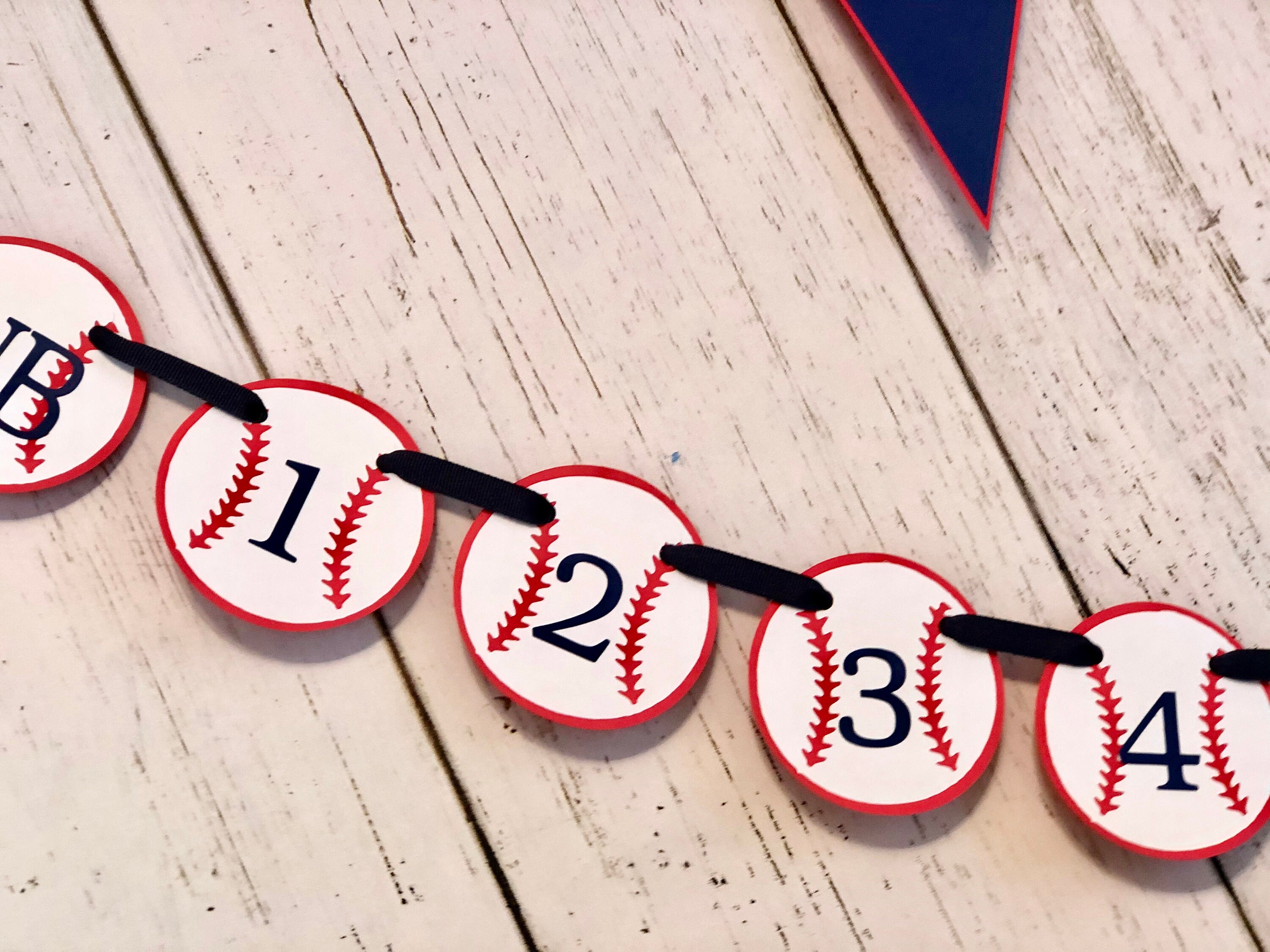 Baseball First Birthday Decorations Baseball 12 month photo | Etsy
