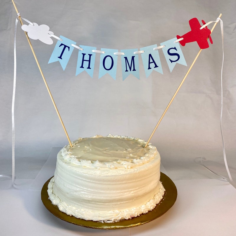 Airplane Cake Topper - Etsy