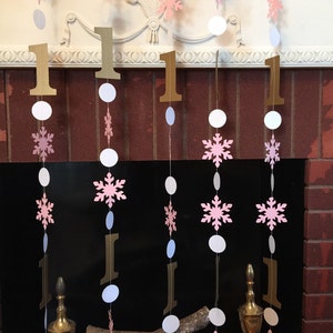 Winter Onederland Birthday Decor - I Am 1 Photo Prop - First Birthday ...