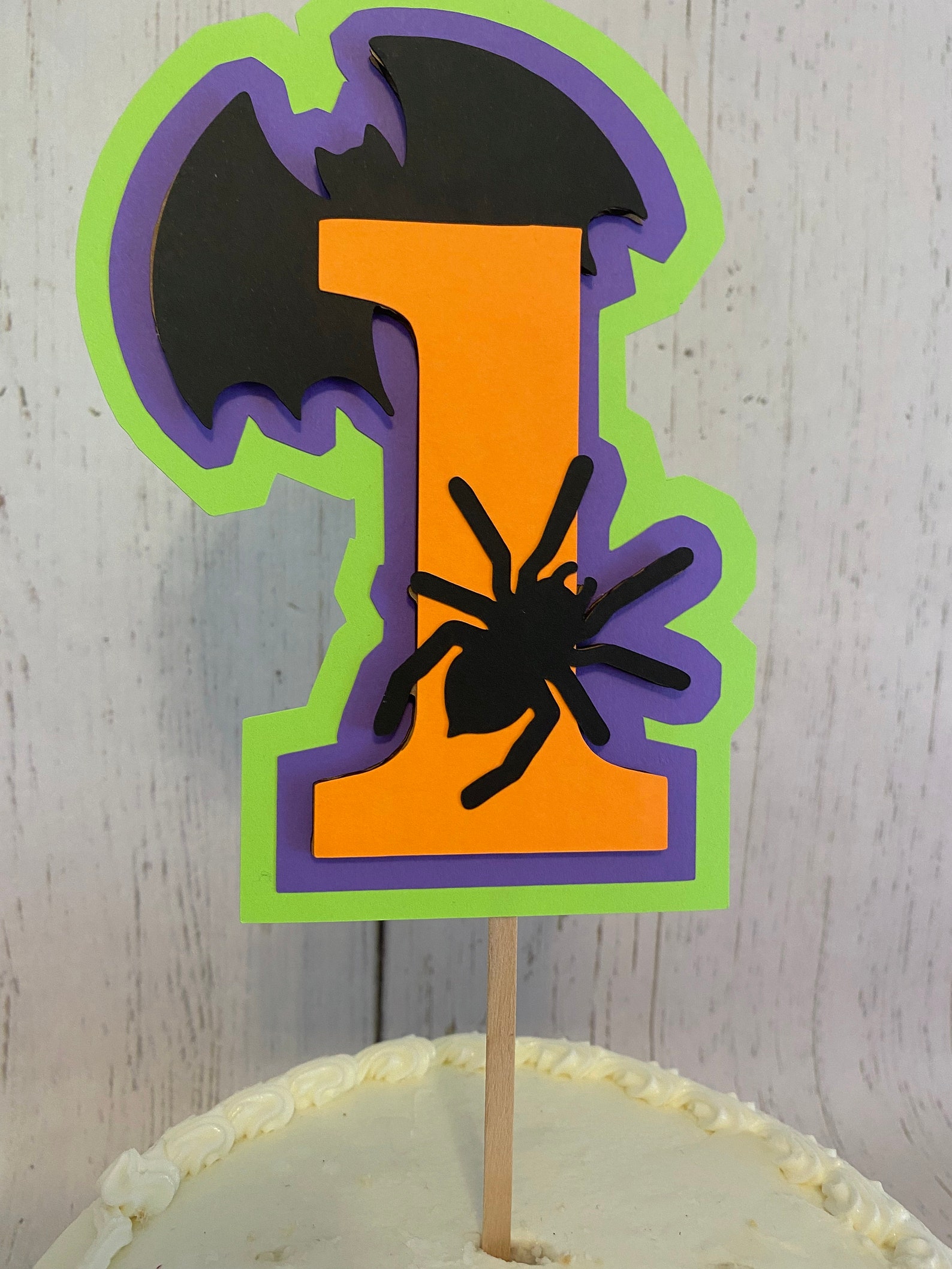 Halloween First Birthday Decor Spooky ONE Birthday Backdrop - Etsy