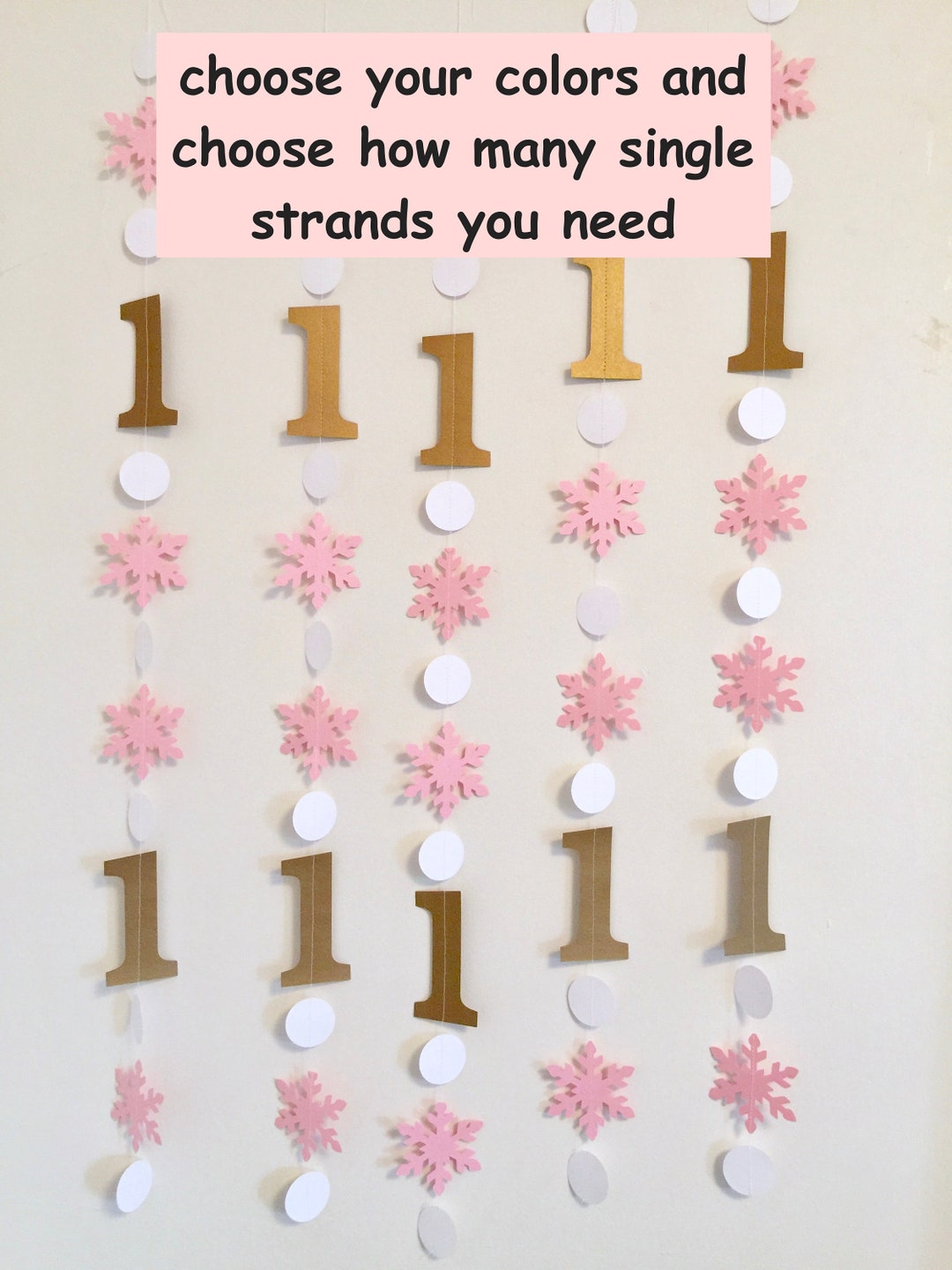 Winter Onederland Birthday Decor - I Am 1 Photo Prop - First Birthday ...