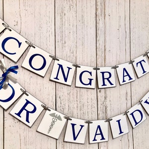 Doctor Graduation Banner - Medical Graduation Decoration - Congrats ...