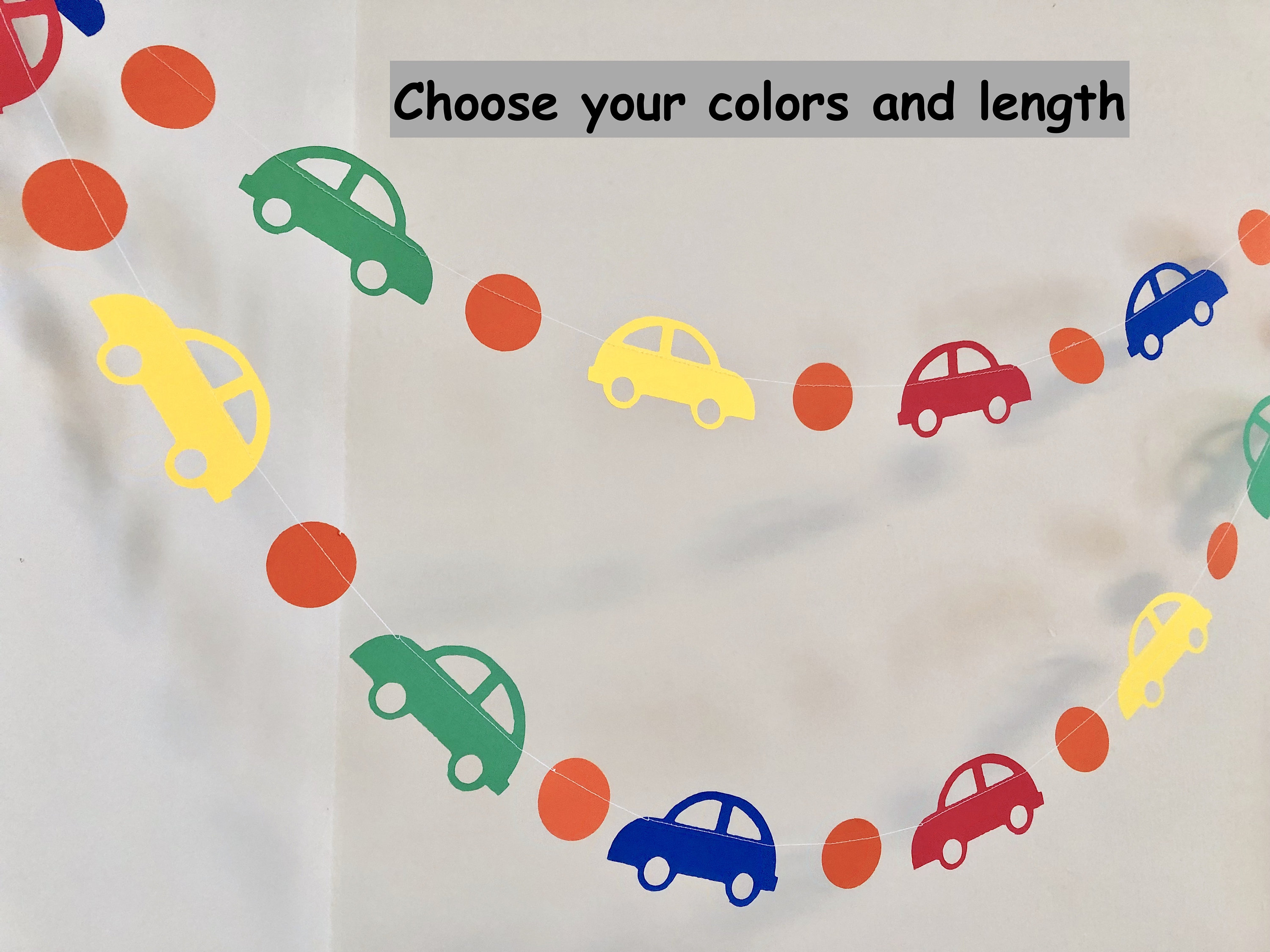 Transportation Birthday Party Decorations Cars Birthday - Etsy