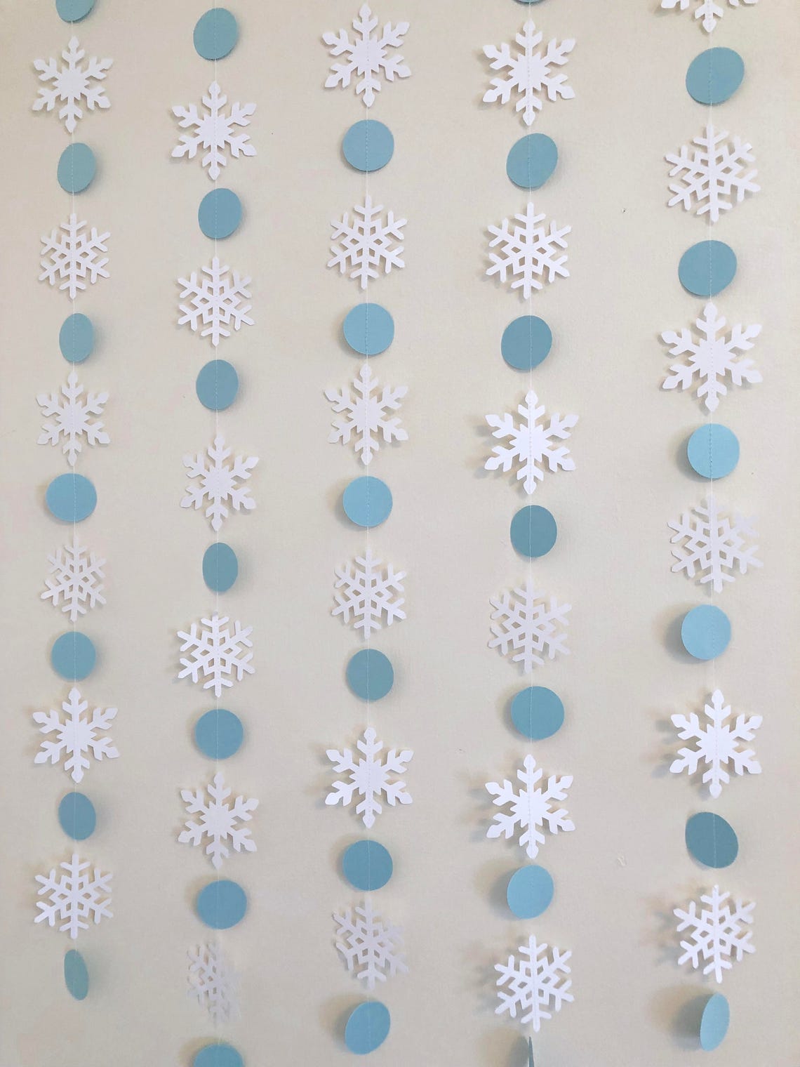 Winter Baby Shower Decorations Snowflake Backdrop - Etsy