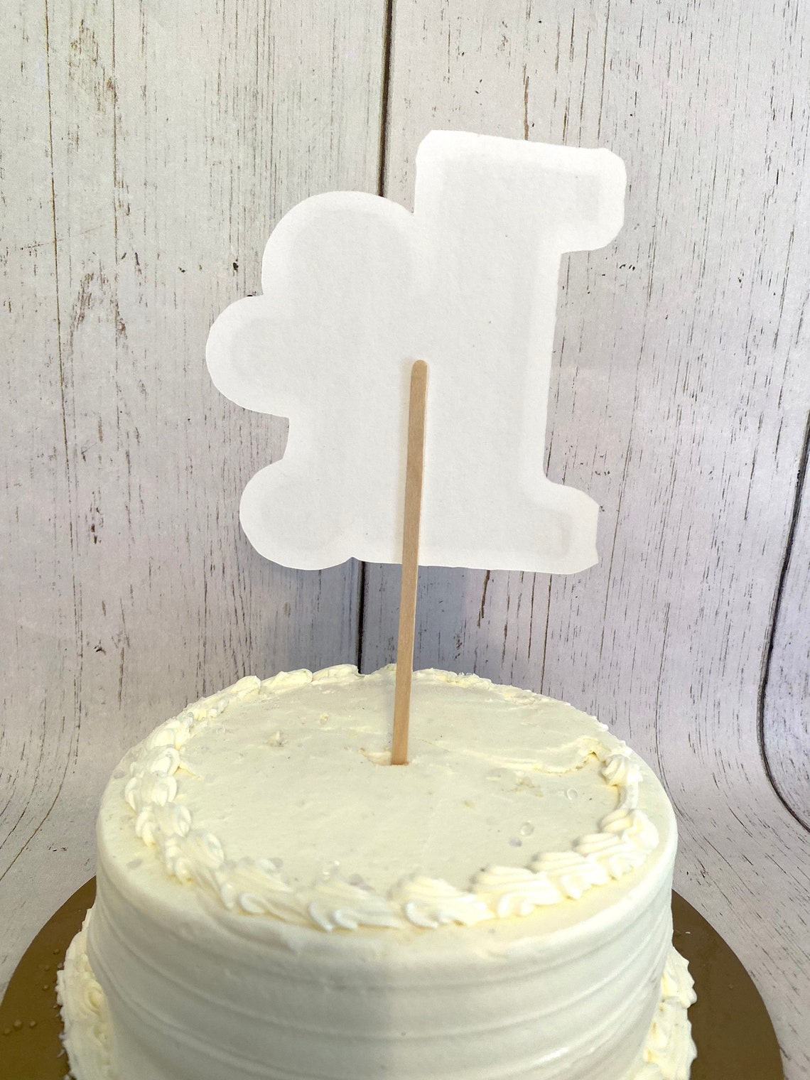 Gingerbread First Birthday Cake Topper Girl ONE Cake Topper - Etsy