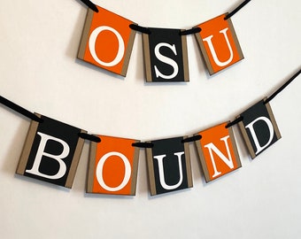 COLLEGE BOUND Banner Personalized University College Name Banner Custom ...