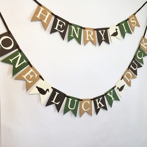 One Lucky Duck Banner: Custom Duck Hunting 1st Birthday Decor - Etsy