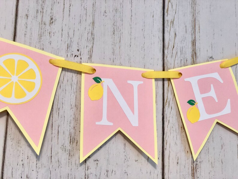 Lemon First Birthday Decor High Chair Decorations Lemonade - Etsy