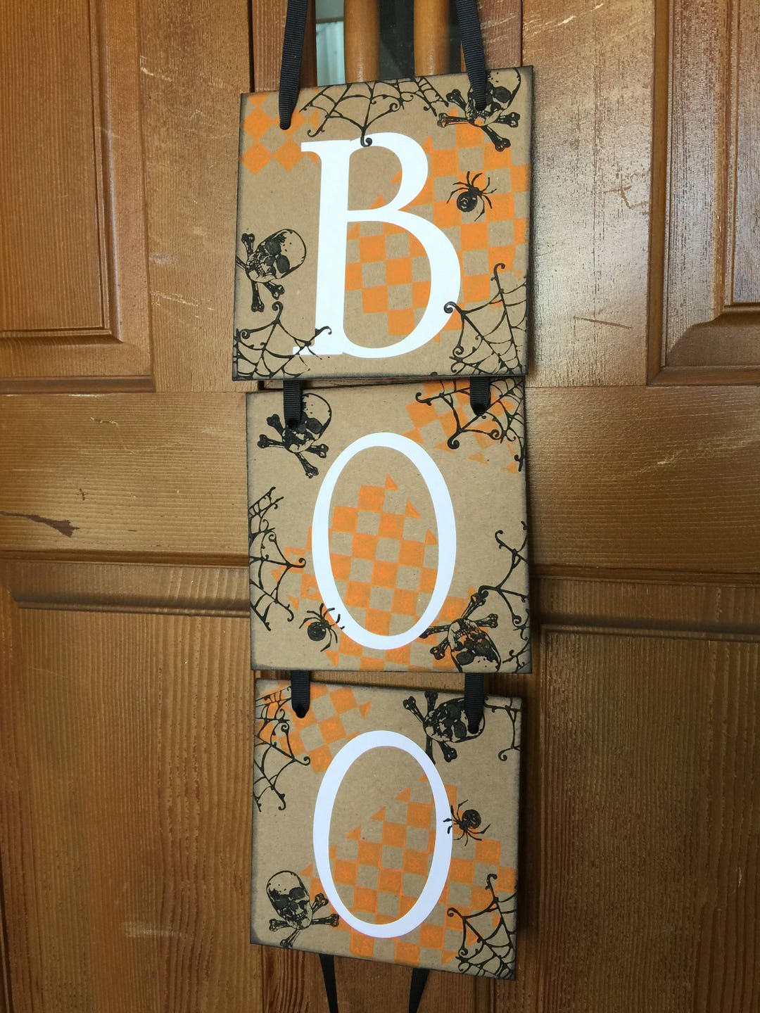 HALLOWEEN Decorations Halloween Banner Halloween Front Door Decor BOO ...