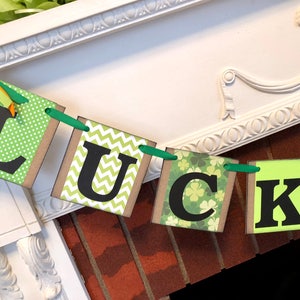 Luck of the Irish Banner St Patricks Day Decorations Irish Home Decor ...