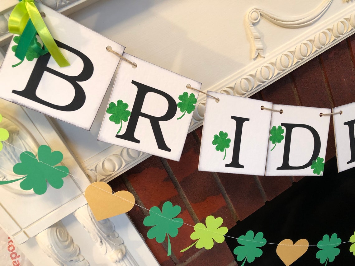 Irish Bridal Shower Decorations / Shamrock Wedding Shower - Etsy