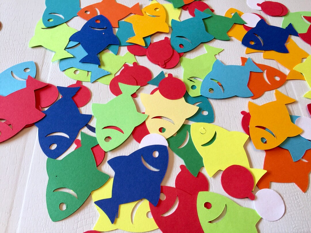Fish Confetti – First Birthday, Retirement, Baby Shower - Etsy
