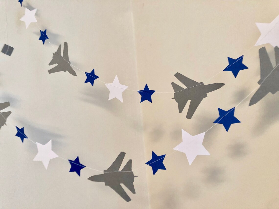 Fighter Jet Party Decorations Military Graduation Banner - Etsy