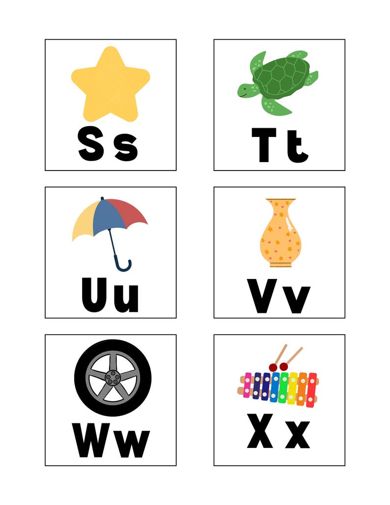 ABC Flashcards for Kids – Alphabet Printable Cards for Teachers ...