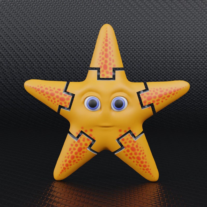 Articulated Starfish Stl Files - Etsy