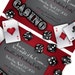 Casino Party Invitations - Gamble Love . Casino Birthday Invitation ...