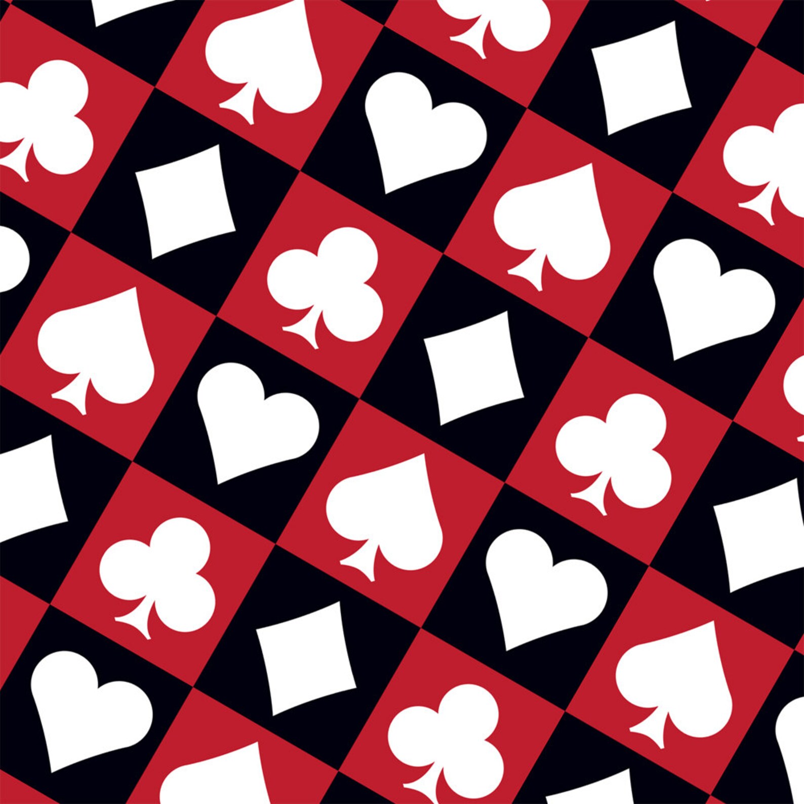 CASINO Paper Shapes : Black & Red Digital Casino Paper, Casino ...