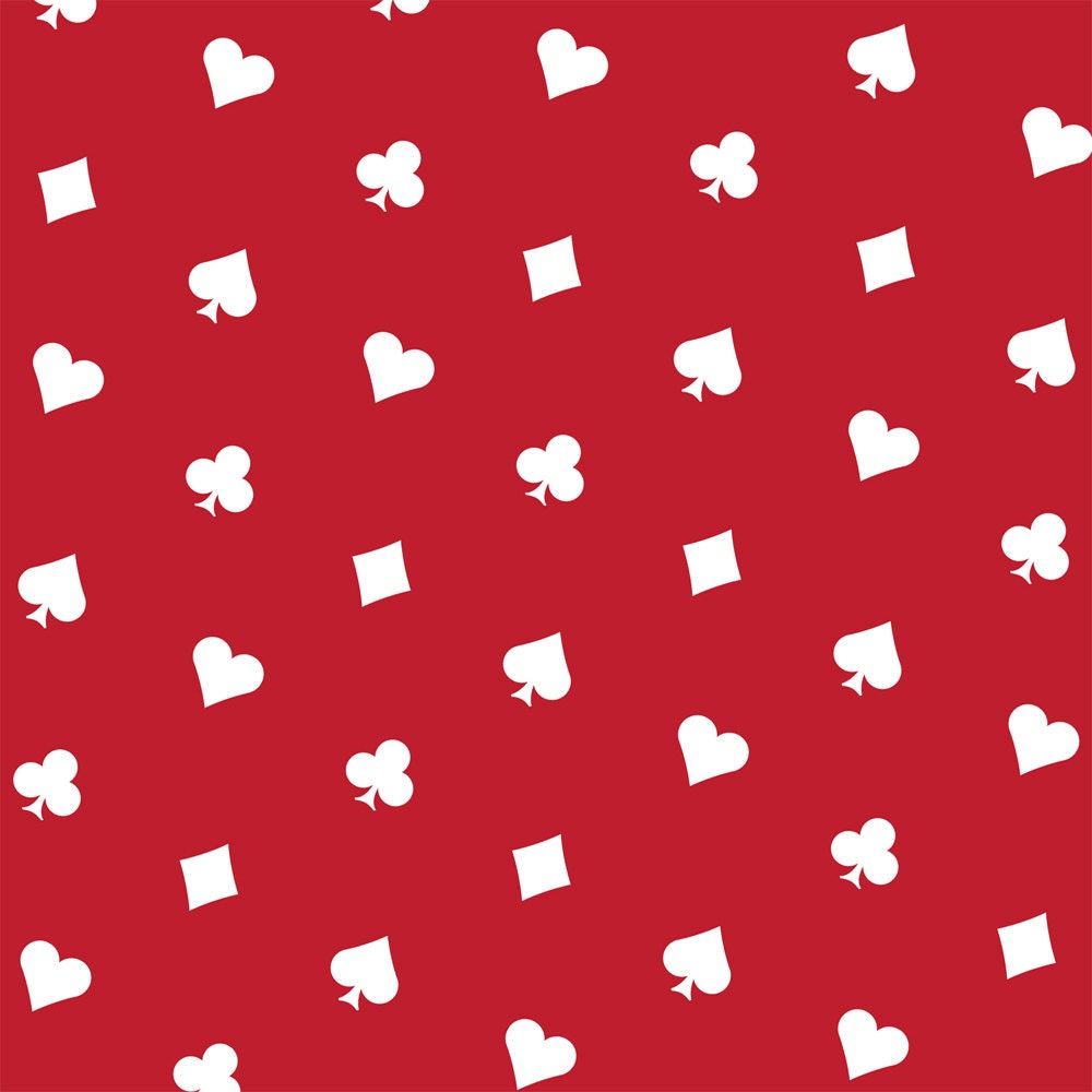 CASINO Paper - Shapes : Black & Red - Digital Casino Paper, Casino ...