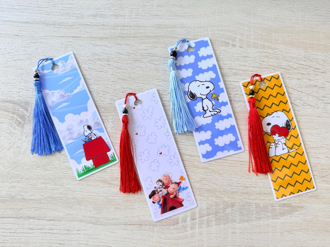 Snoopy Bookmark With Tassel - Etsy