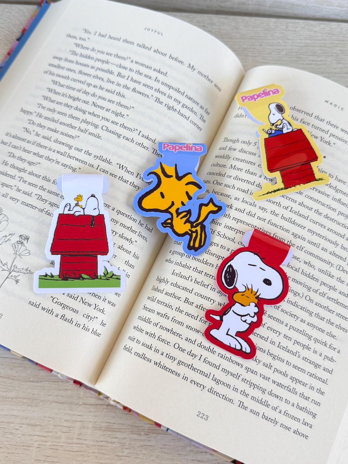 Snoopy Magnetic Bookmark Set | Peanuts Readers Gift - Etsy