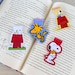 Snoopy Magnetic Bookmark Set | Peanuts Readers Gift - Etsy