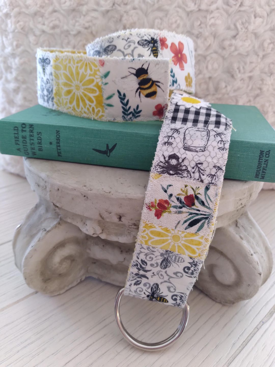 Bee Theme Shabby Boho Patch Belt With D Ring Closure. 52" Long - Etsy