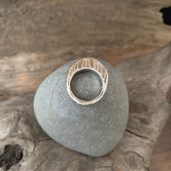 Cast Silver Ring - Etsy