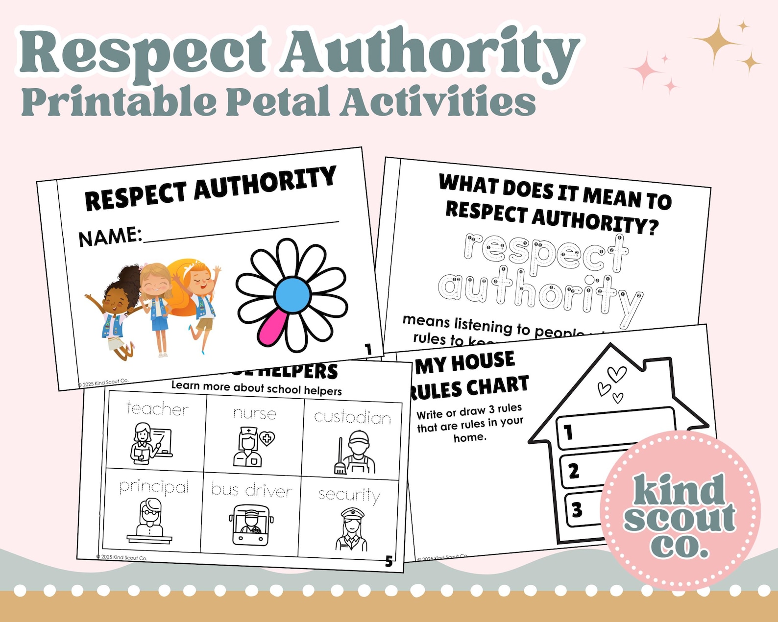 Daisy Girl Scouts Respect Authority Activity Booklet (printable PDF) - Etsy