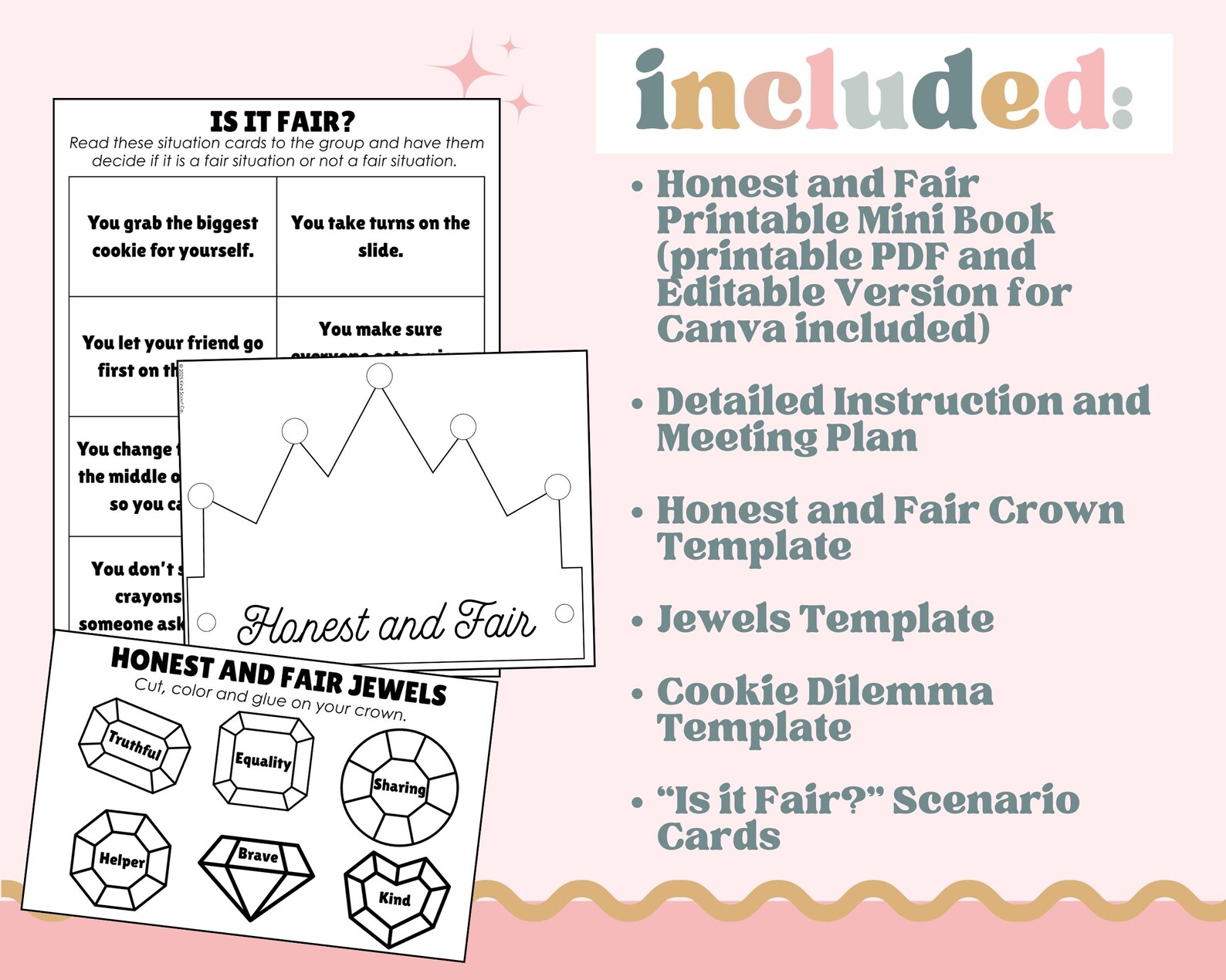 Daisy Girl Scouts Honest and Fair Petal Activity Booklet (printable PDF ...