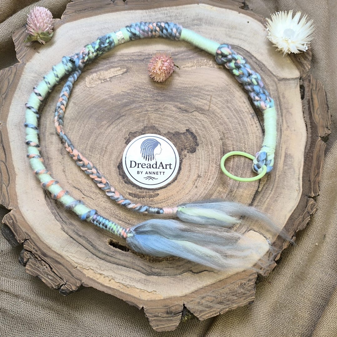 Dreadwrap in Pastel Colors – Playful & Soft | Dread Accessory | Approx ...