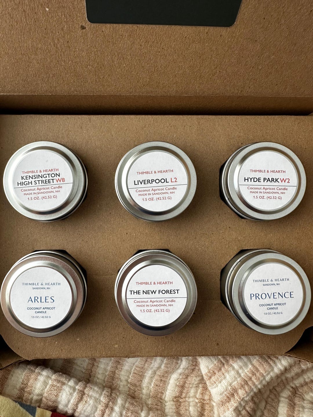 Candle Set | UK & France Candle Sampler Set | Hand-poured Coconut ...