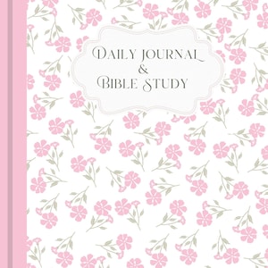 Pink Bible Study | Journal | Digital Download (30 Pages) | Minimal ...