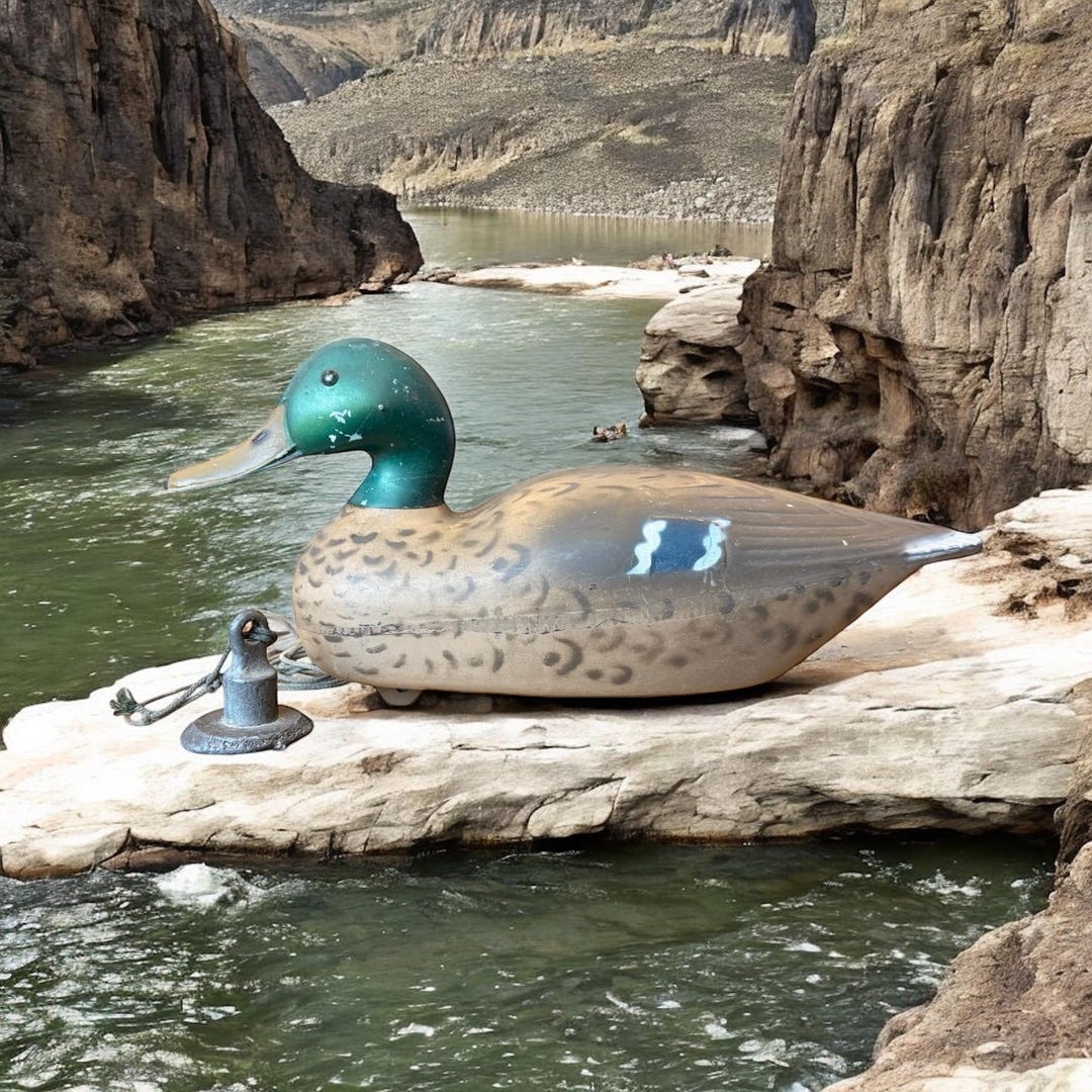 Vintage Mallard Duck Decoy Decor | Cabin & Lake House Hunting ...
