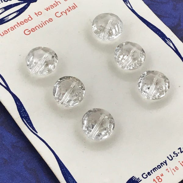 Crystal Buttons - Etsy