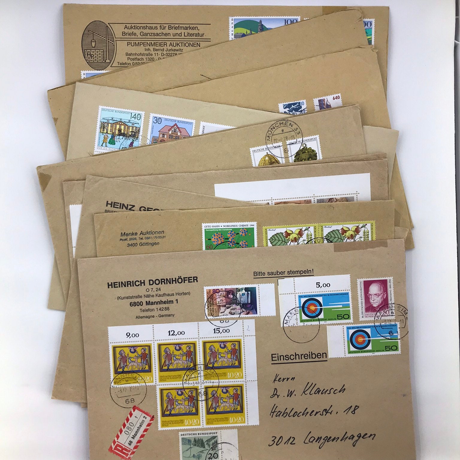 Postage Stamps Collectibles Vintage Mail Covers from Germany Art ...