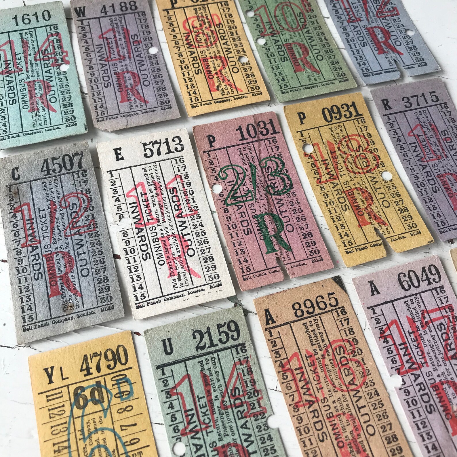 vintage-bus-tickets-from-the-u-k-etsy