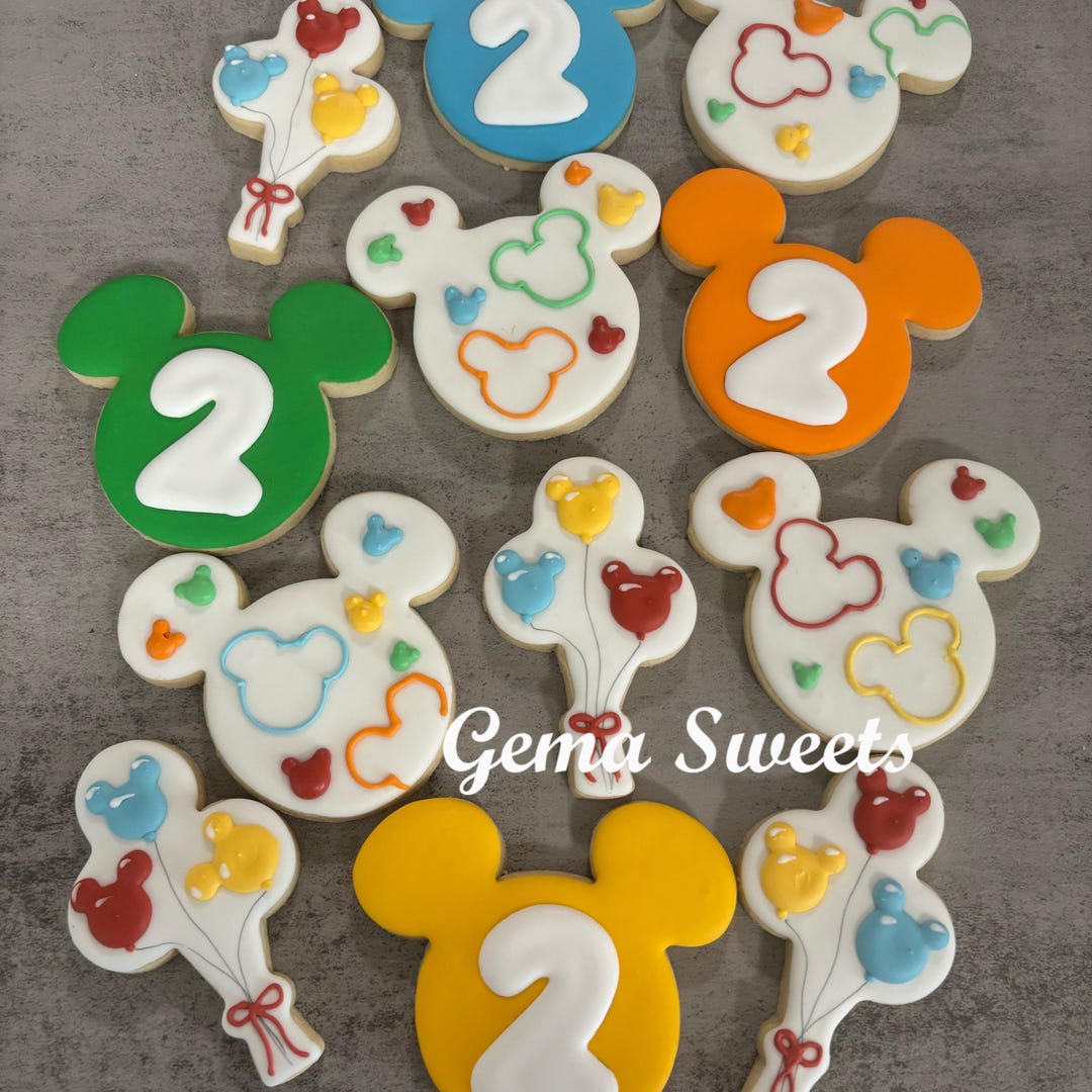 Mouse Colorful Cookies - Etsy