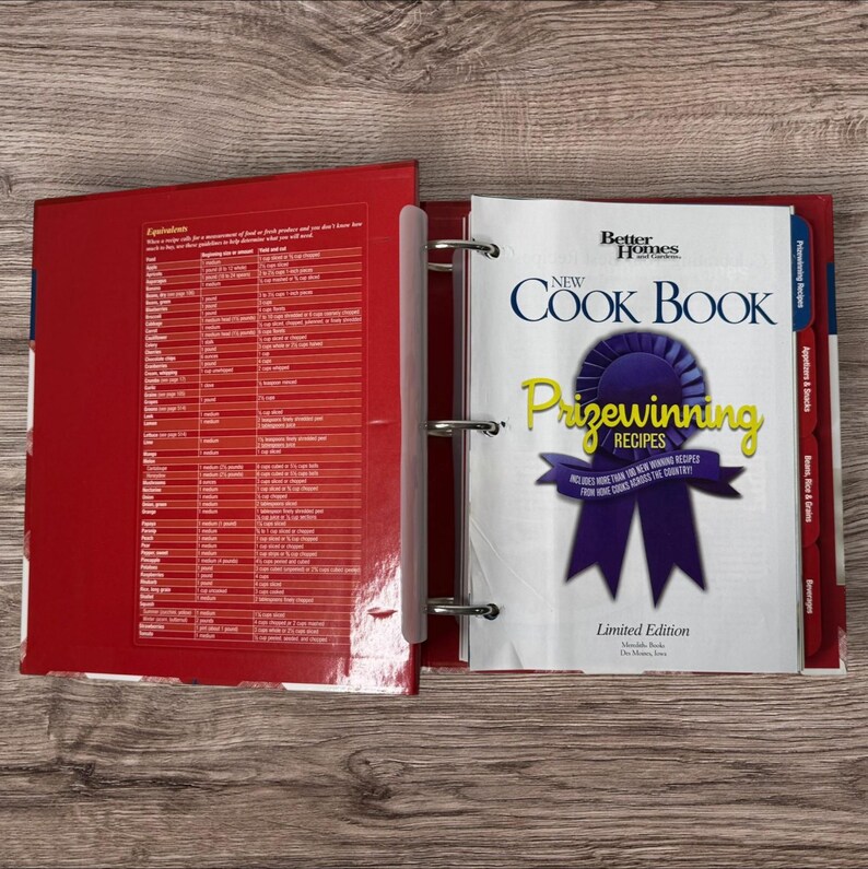 Better Homes & Gardens New Cook Book • Prizewinning Recipes • Limited ...