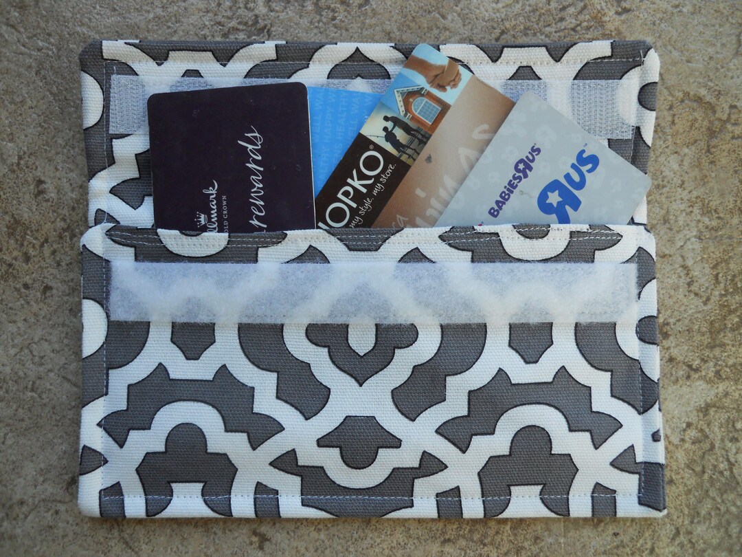 NEW SMALLER Receipt Holder / Organizer / Coupons / Store Loyalty Cards ...