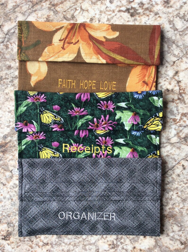 Receipts/ Organizer / Wallet / Cash Budget/ Coupon Holder - Etsy